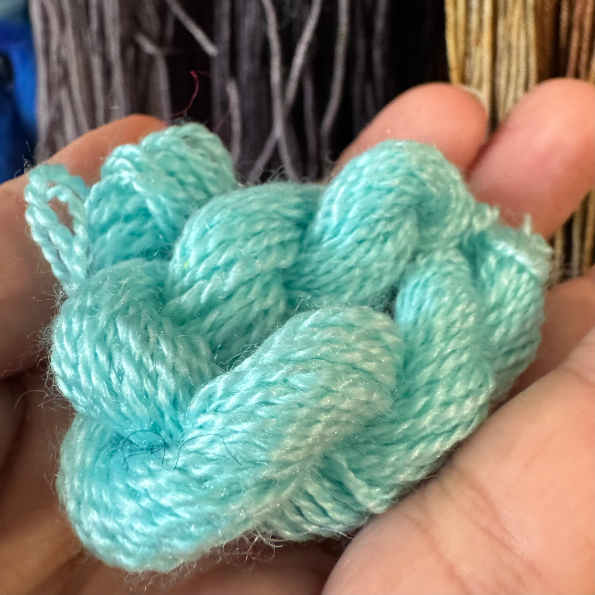 UV Reactive Solids Embroidery Thread - 55/45 Bluefaced Leicester/Silk ...